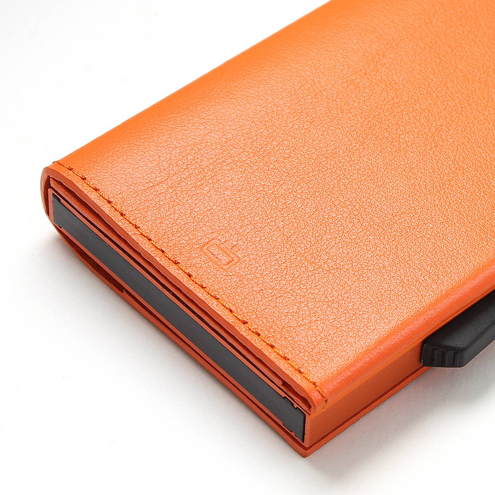 Portfel aluminiowy Slim Cascade Wallet Ogon Design - orange CL Full ...