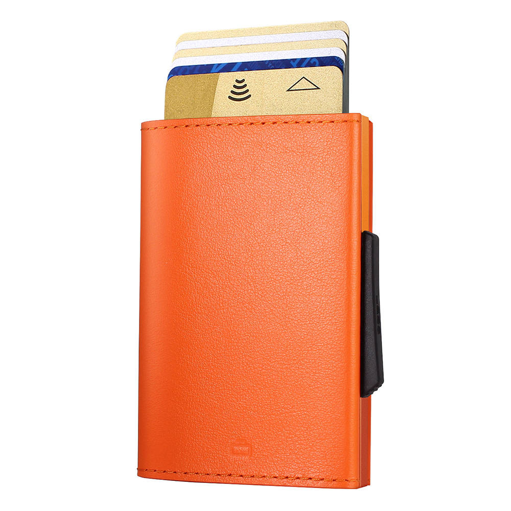Portfel aluminiowy Slim Cascade Wallet Ogon Design - orange CL Full ...