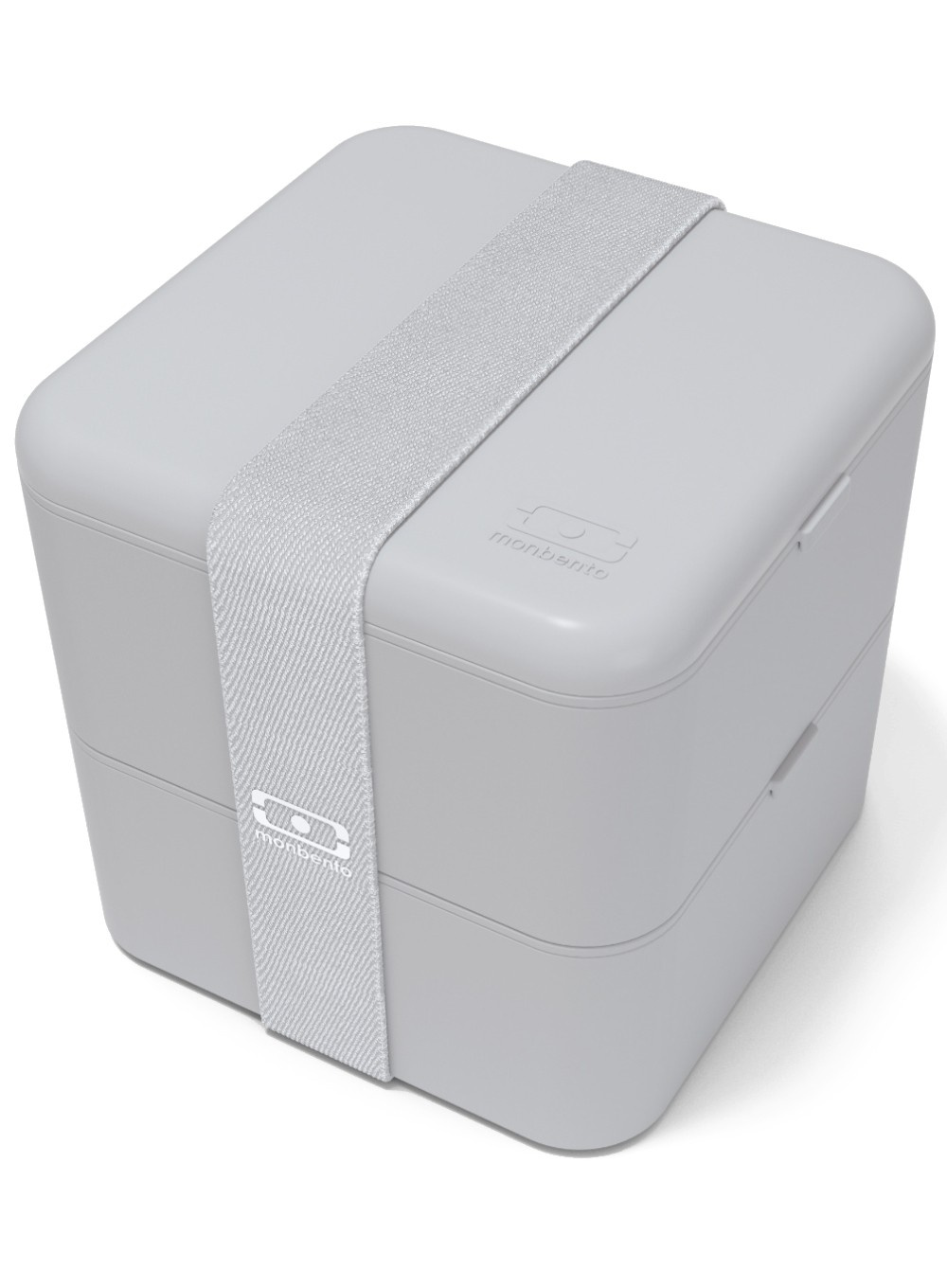 Kwadratowy pojemnik na lunch Monbento MB Square Bento Box - grey coton ...