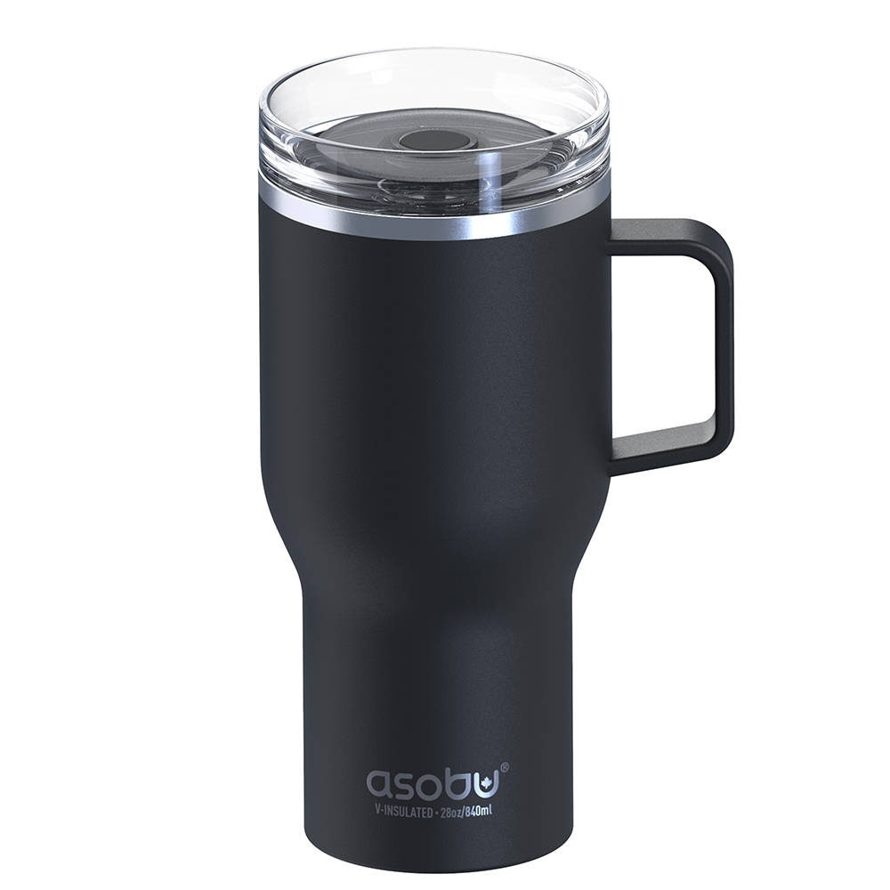 Kubek termiczny z uchwytem Asobu 360 Lid Mug - black SM35 BLACK - Equip ...