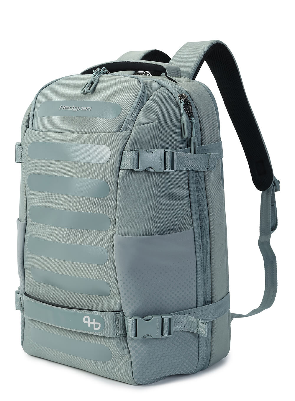 Plecak miejski Hedgren Trip M EXP Backpack - grey / green HCMBY09/059 ...