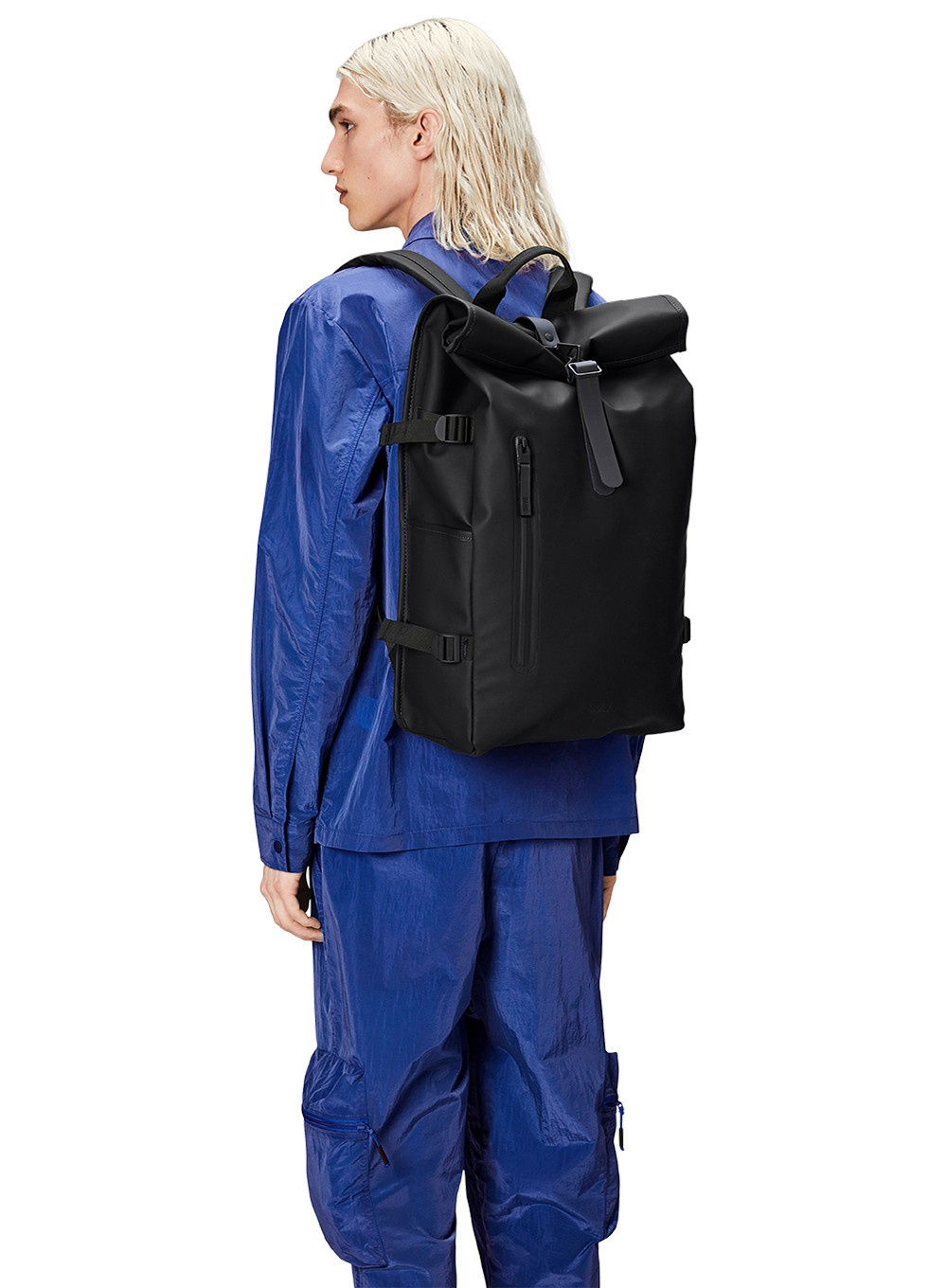 Plecak miejski Rains Rolltop Rucksack Large - black 14590-01 - Equip.pl ...