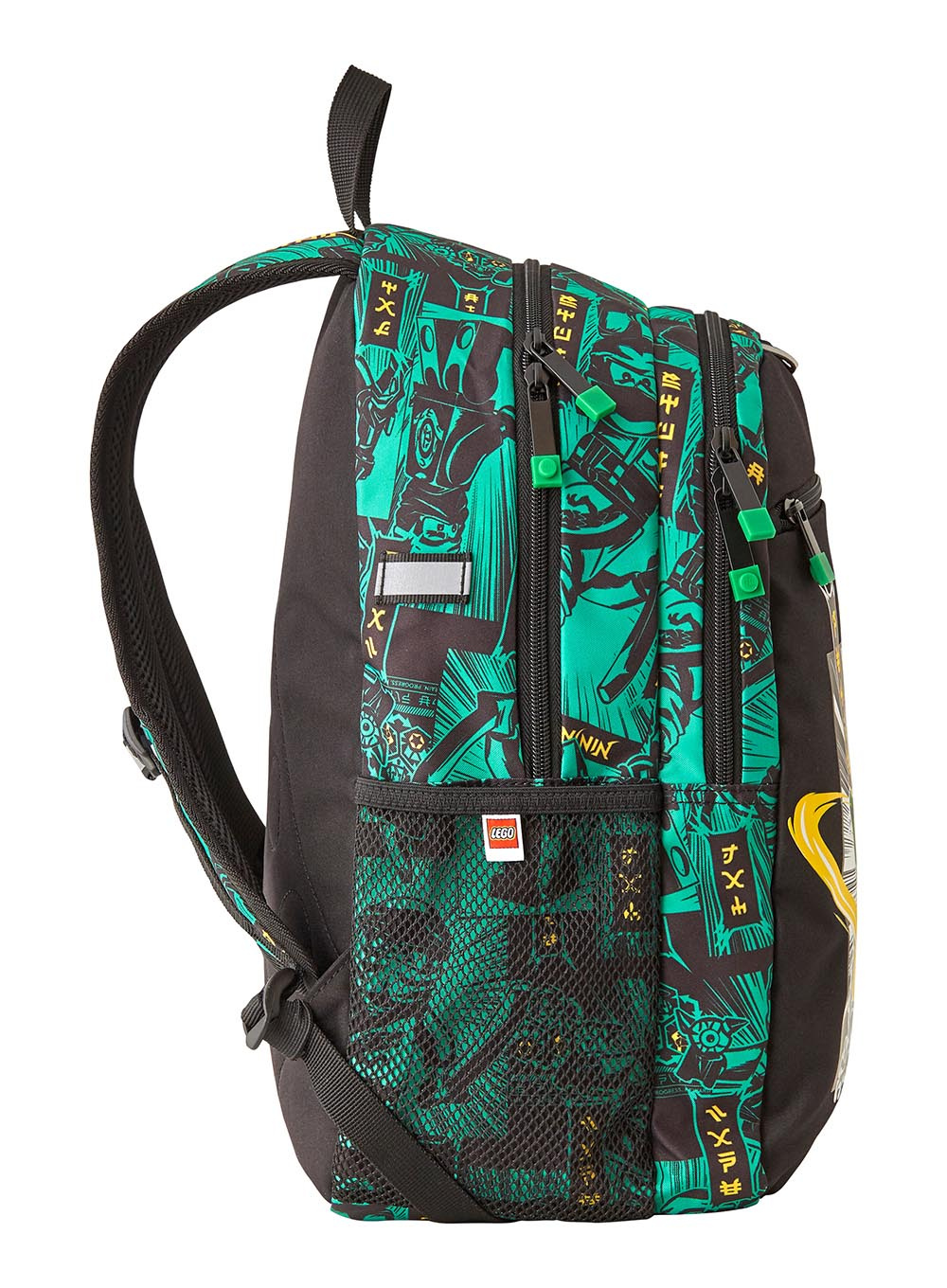 Plecak szkolny LEGO POULSEN Extended NINJAGO® - green 20222-2301 ...