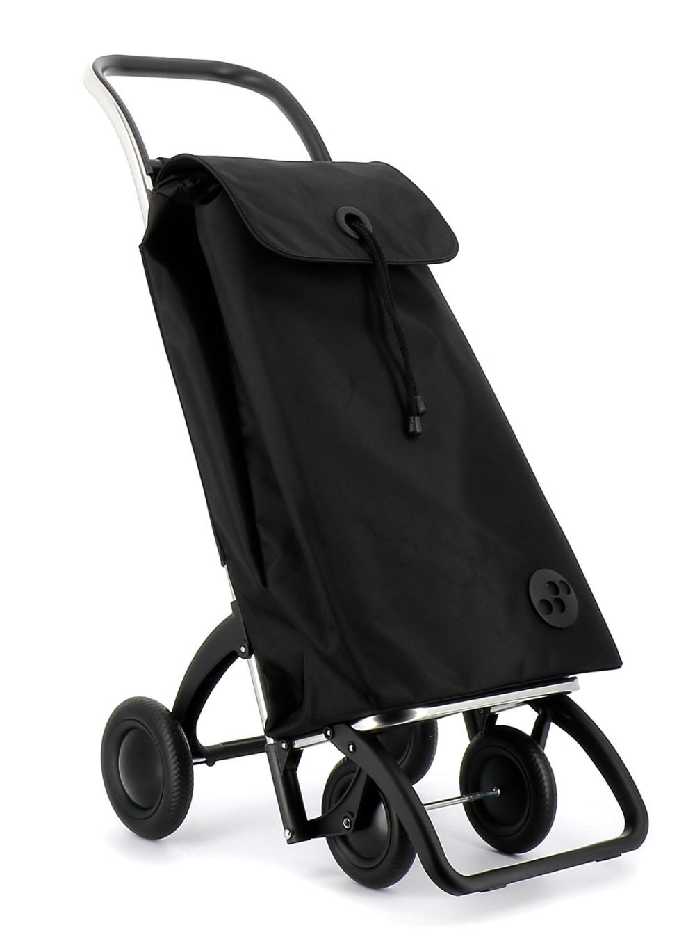Wózek na zakupy z 4 kołami Rolser I-Bag MF 4x4 - black IBG007-1023 ...